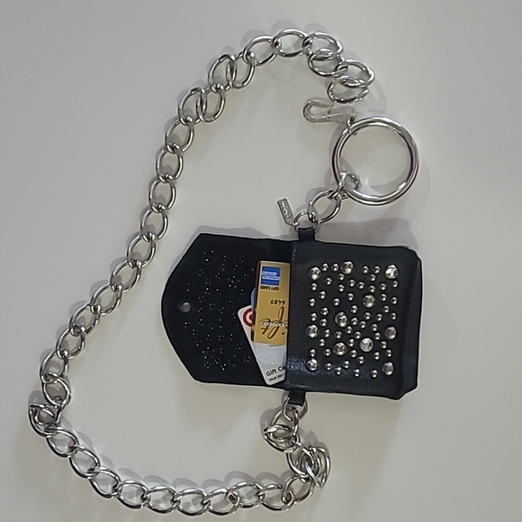 Susan Fixel | Accessories | Susan Fixel Black Bejeweled Money Card Belt ...